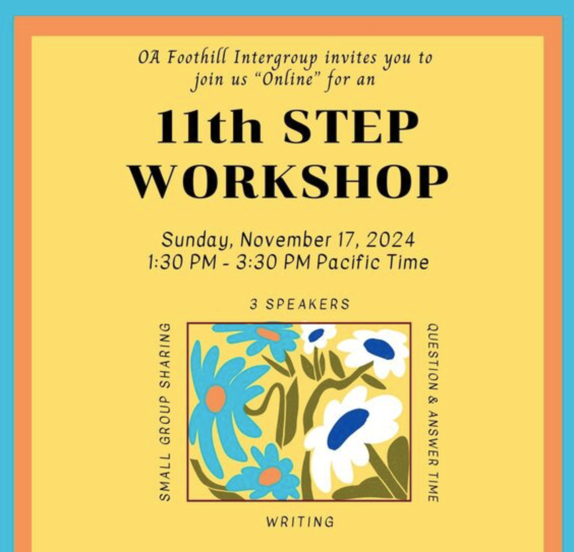 Eleventh Step Workshop - Overeaters Anonymous