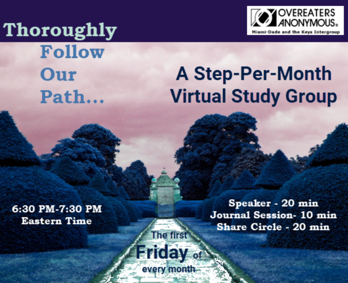เวิร์กช็อปเสมือนจริง 12 ขั้นตอนรายเดือน - Overeaters Anonymous