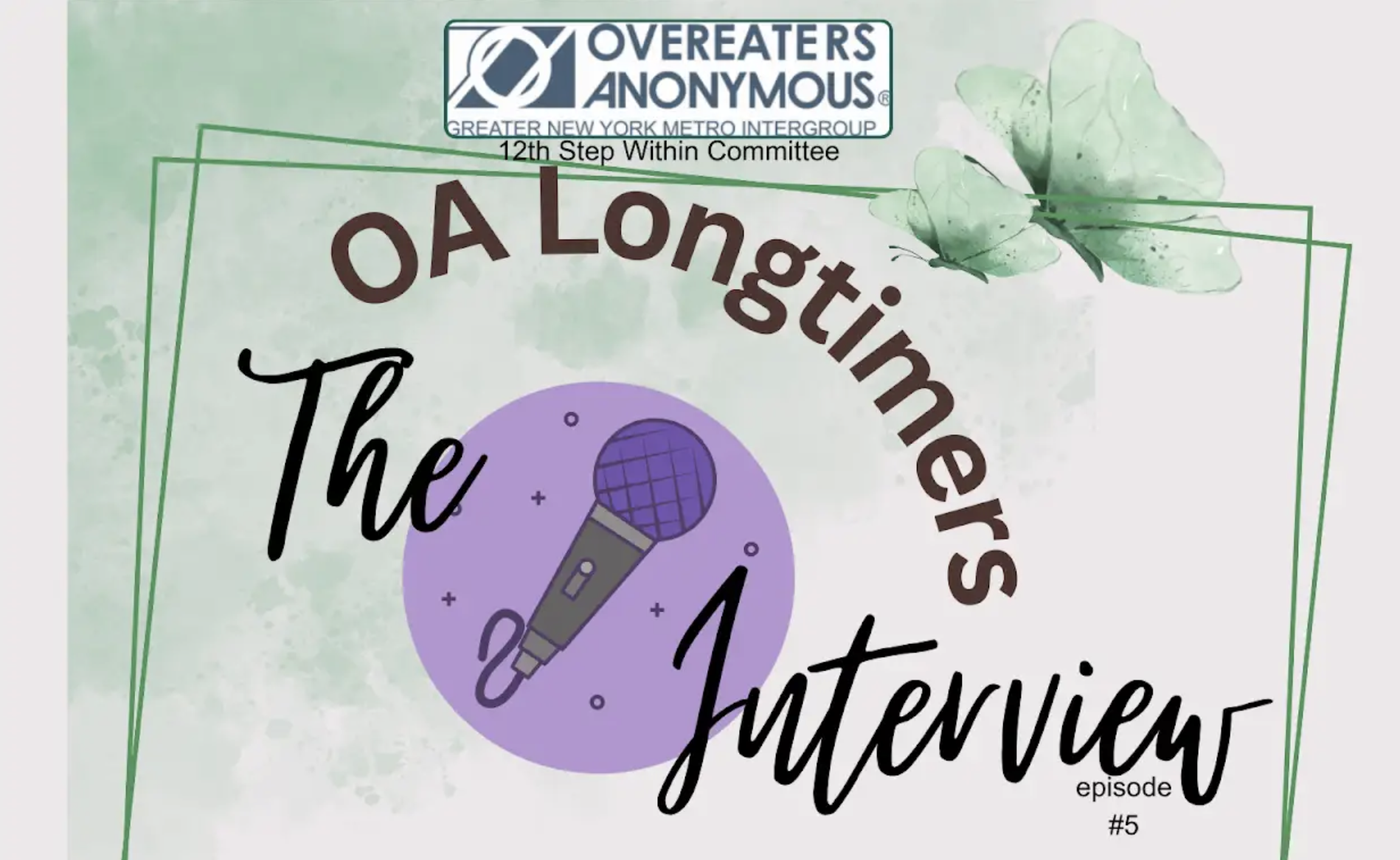 Long Timers in OA Workshop - Overeaters Anonymous